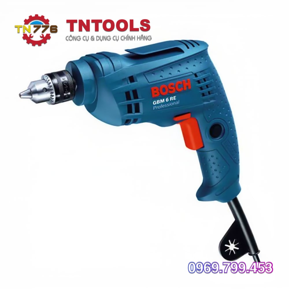 Bosch GBM 6RE: Máy Khoan Cầm Tay Mạnh Mẽ, Đa Năng, Bền Bỉ